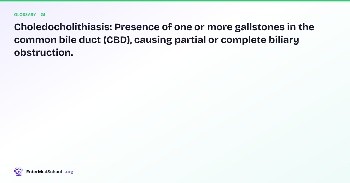 Choledocholithiasis (CBD stone) — Definition, Causes & Treatment ...