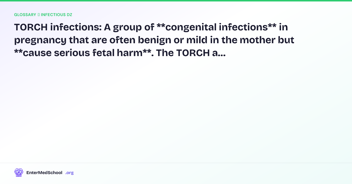 TORCH infections (TORCH) — Definition, Causes & Treatment ...